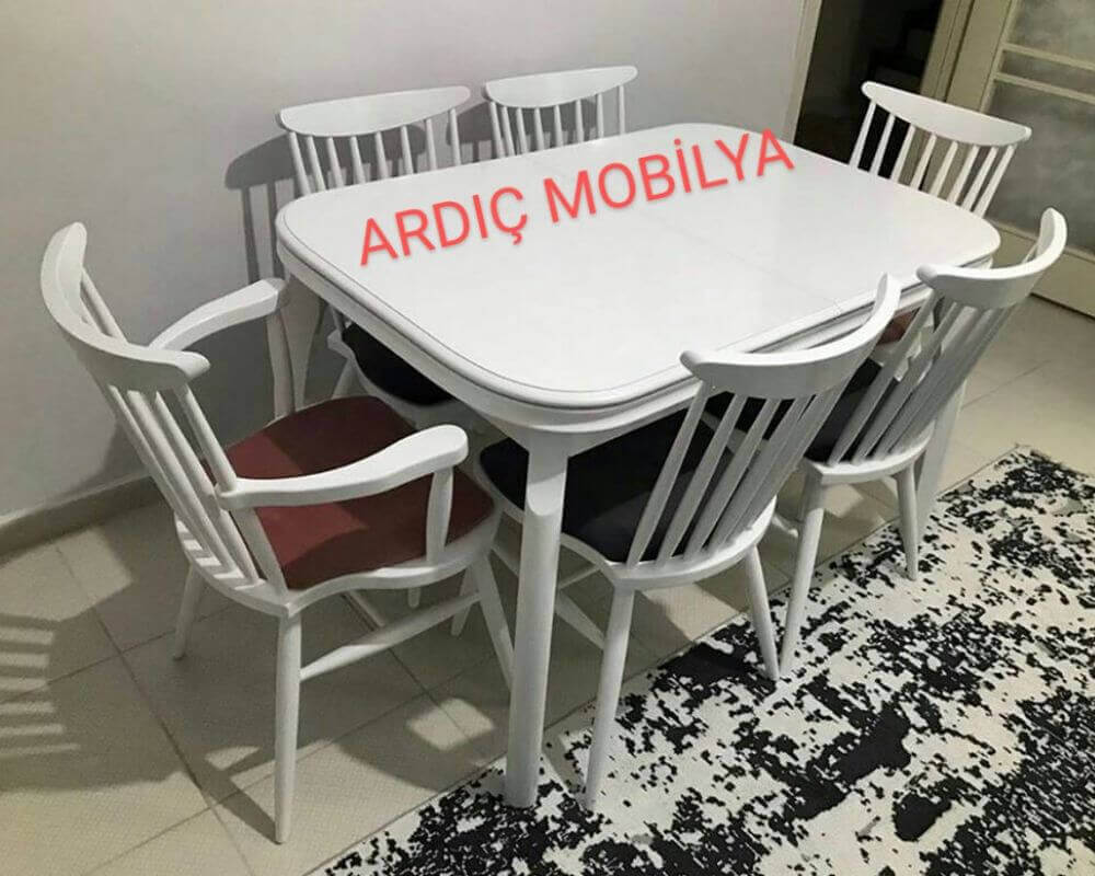 6'lı Mutfak Masası Takımı - İmalatçı Ardıç Mobilya 6'lı Mutfak Masası Takımı - İmalatçı Ardıç Mobilya